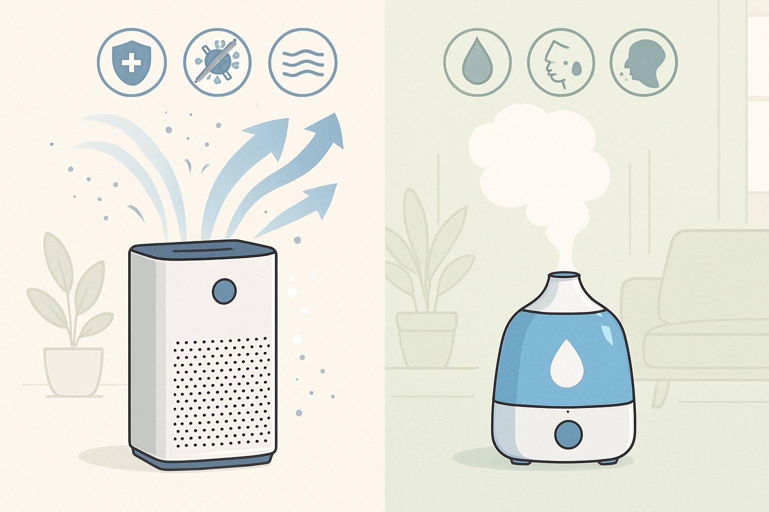 Air Purifier vs Humidifier [2025 Buyer's Guide]